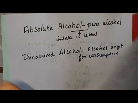 Chemical Properties of Ethanol