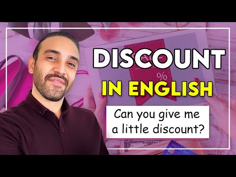 What is the meaning of "DISCOUNT"? - When and How to use DISCOUNT