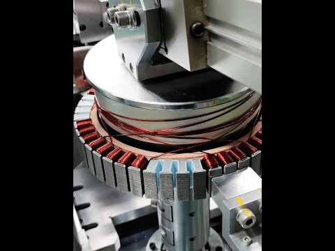 Automatic Electric Vehicle Wheel Hub Motor Winding (EVS) | BLDC Coil Winding Process