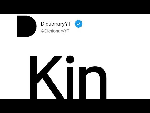 Kin Meaning in English