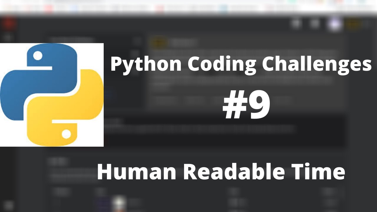 Python Coding Challenge #9: Human Readable Time