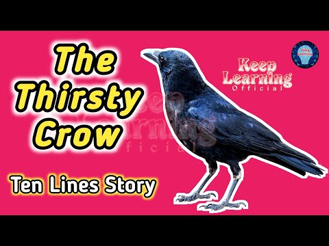 The Thirsty Crow Story || Story Writing With Pictures || Keep Learning Official. #thethirstycrow