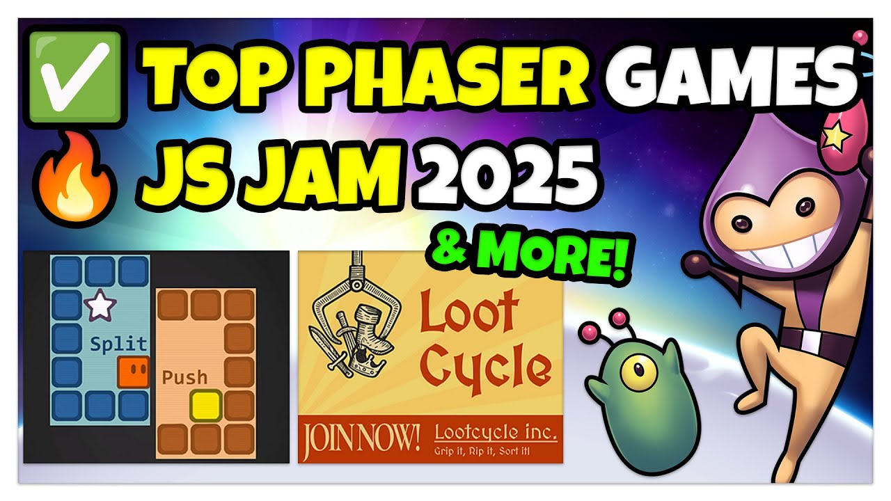 These Phaser Games Blew Our Minds – Top Picks from GameDev JS Jam 2025!