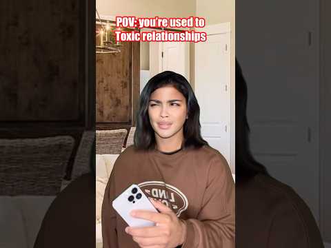 When shes used to Toxic Relationships…????#comedy #viral