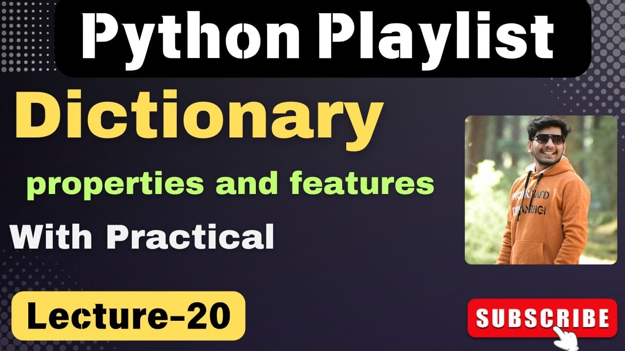 20.Python Dictionary Tutorial: Best Practices & Examples | python playlist