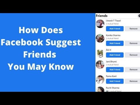 How Does Facebook’s People You May Know Work