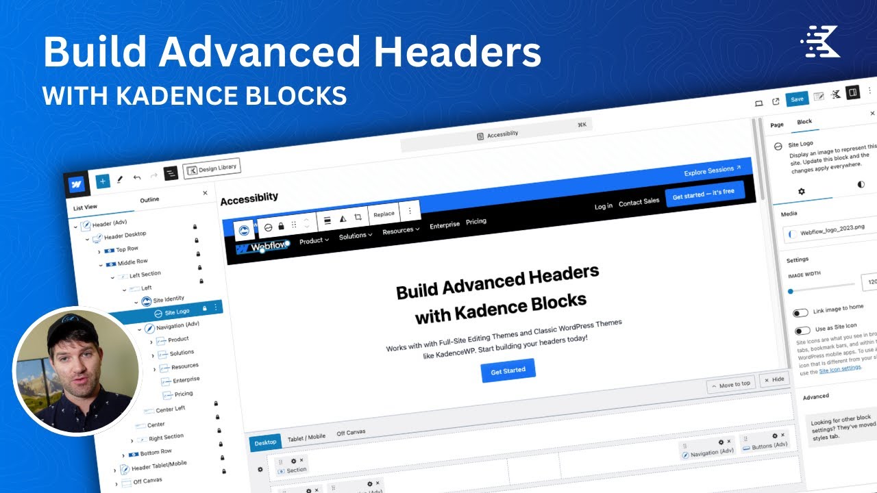 Build Advanced Headers in WordPress with the NEW Kadence Advanced Header/Navigation Blocks
