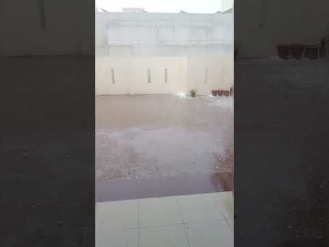 Heavy hail in Mailsi