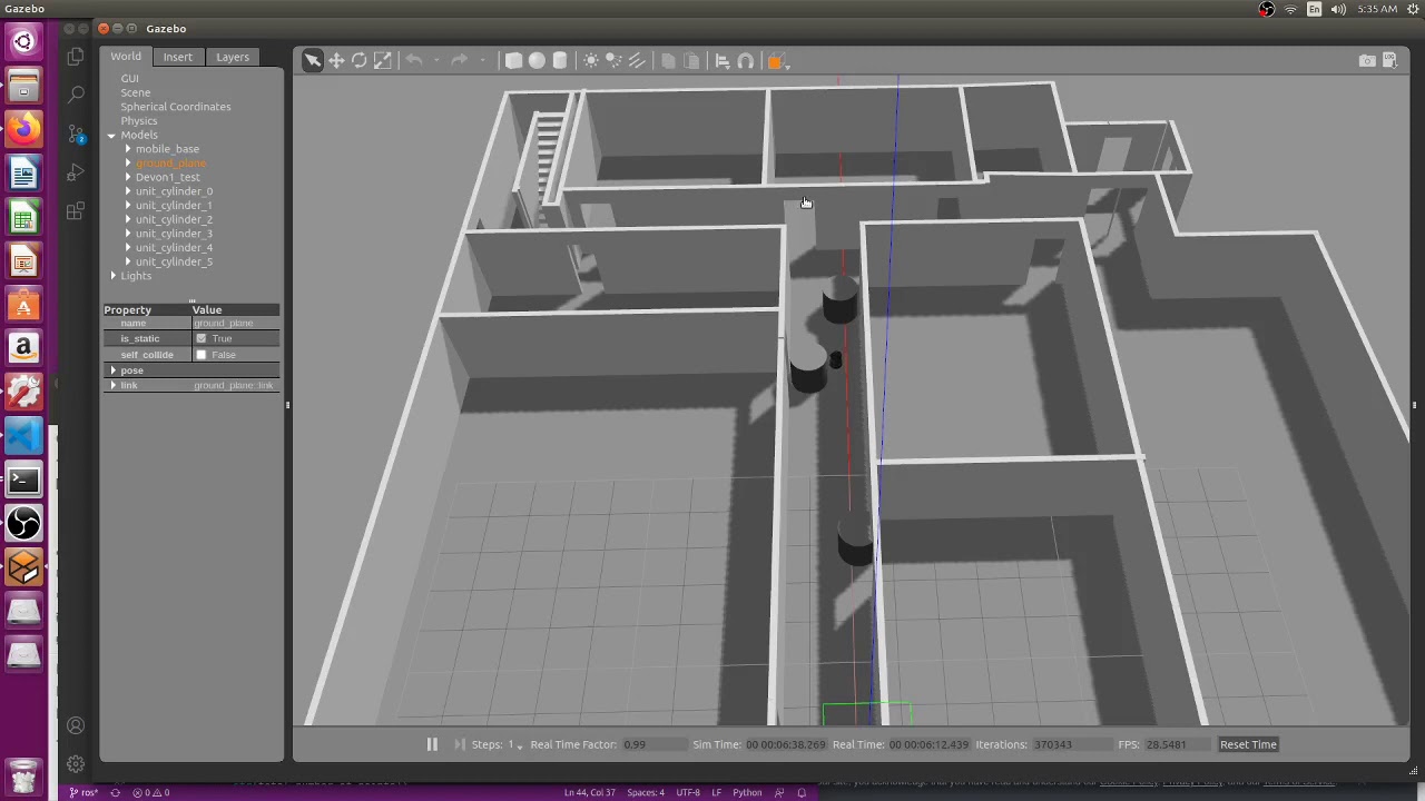 Navigation and path planning using Dijkstra's Algorithm Version 2