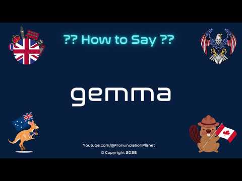 💎📚 How to Pronounce gemma? (CORRECTLY) | Pronunciation Planet