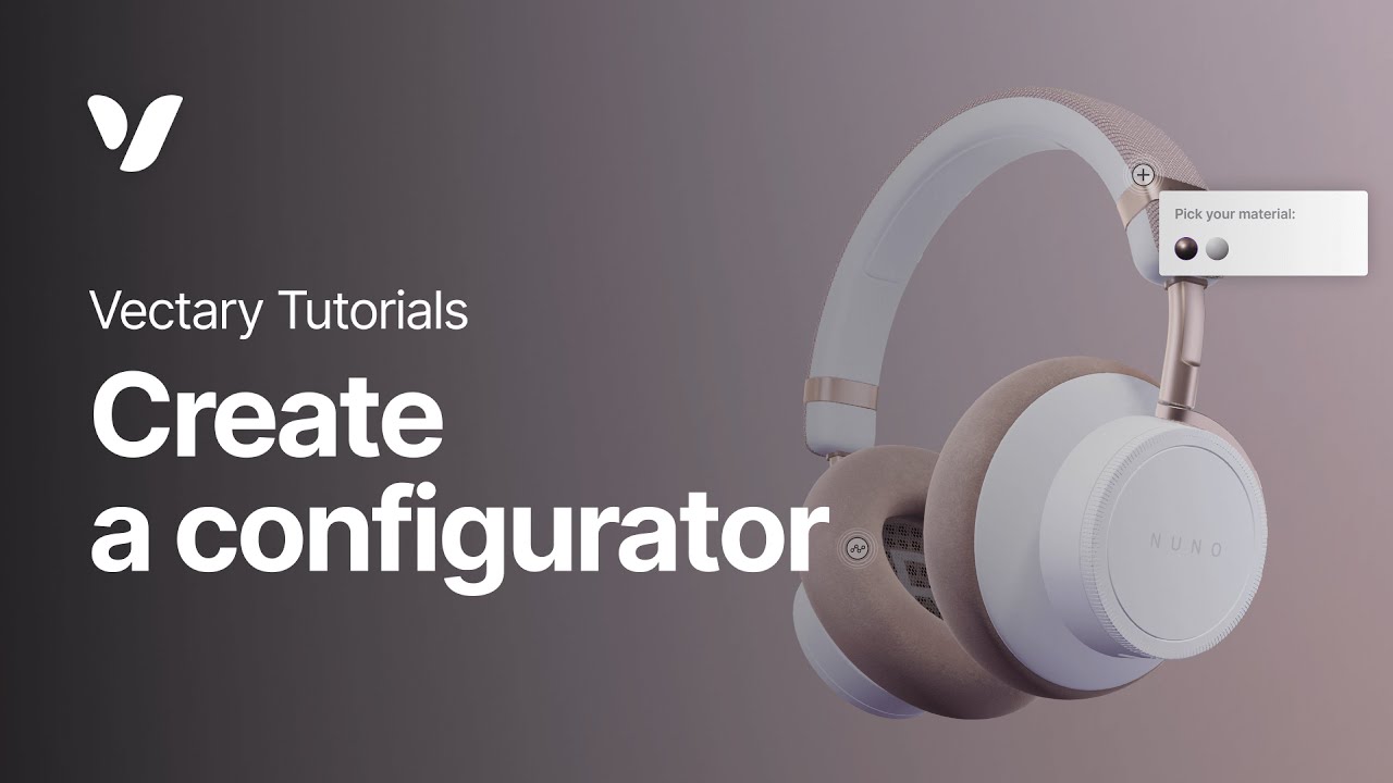 Create a 3D configurator | Vectary tutorial