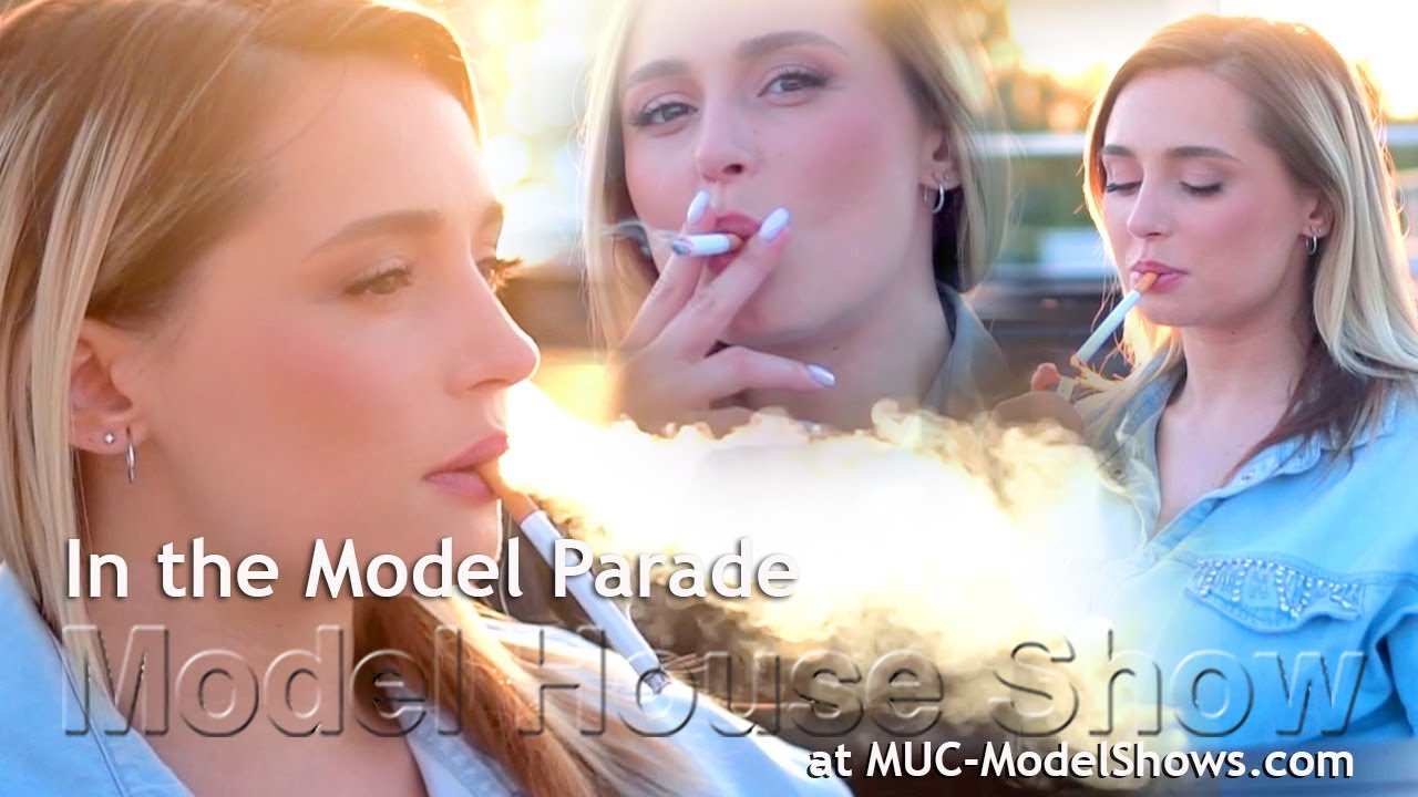 Yana smoking in the Model Parade series
