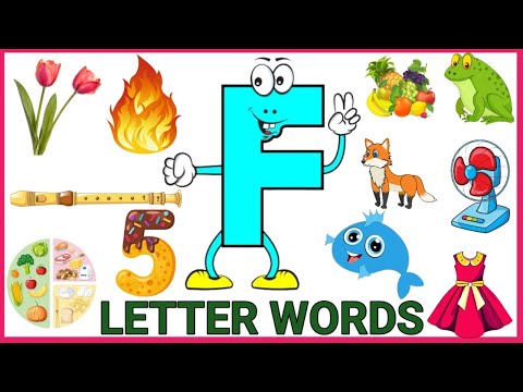 F Letter Words For Kids | F Letter Words With Picture | F Letter Words With Name | F Letter Words |