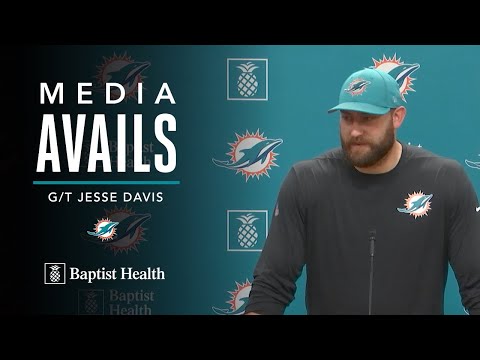 Jesse Davis meets with the media | Miami Dolphins