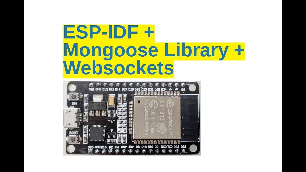 Websockets using Mongoose Library on ESP32 - Controlling an LED