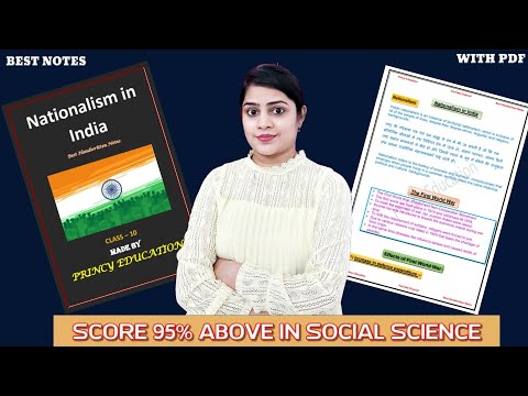 Nationalism in India class 10 cbse notes pdf | Class 10 Social Science | Shubham Pathak PW