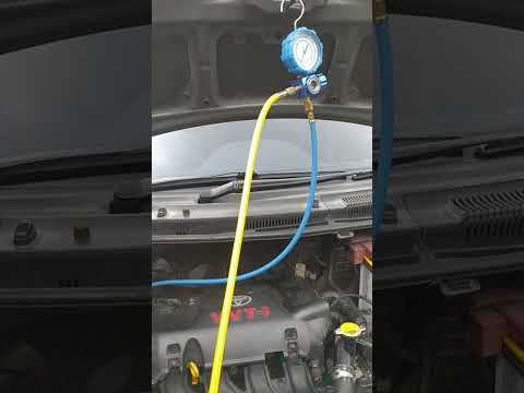 Freon AC Toyota Yaris Jadul #yaris #toyota #yarisbakpao #radiator #coolant #service #shorts #youtube