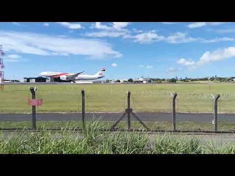 Air Belgium A330Neo Landing @ SSR International Airport Mauritius (MRU)
