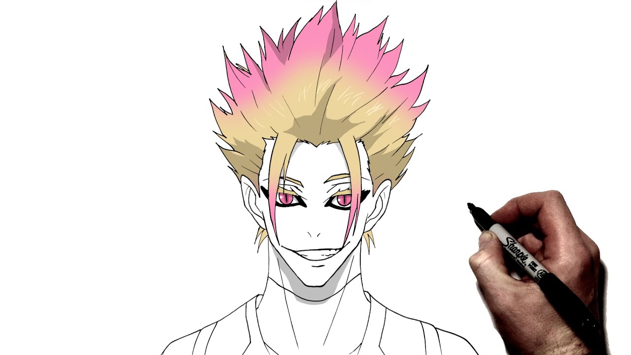 how To Draw Ryusei Shidou | Step By Step | Blue Lock