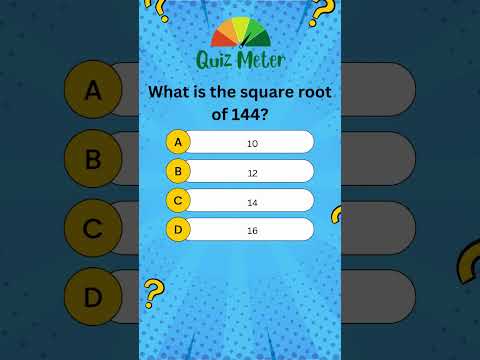 What is the square root of 144?