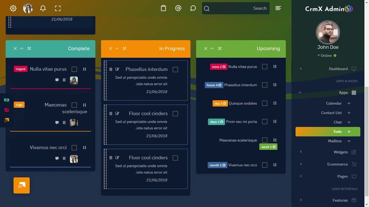 Banking Dashboard Bootstrap 5 Admin Panel Template with RTL Dark Theme