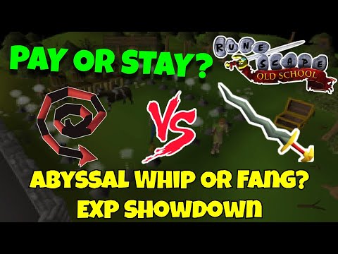 Pay or Stay #51 | Abyssal Whip vs Osmumten's Fang | OSRS NMZ