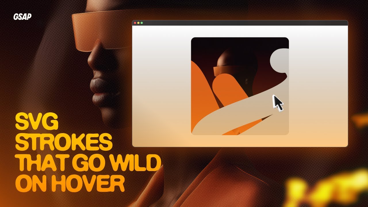 SVG Paths Go Rogue and Dominate This Image Hover Effect (GSAP)