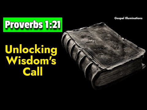 Proverbs 1:21 - Applying Biblical Wisdom in Public and Private
