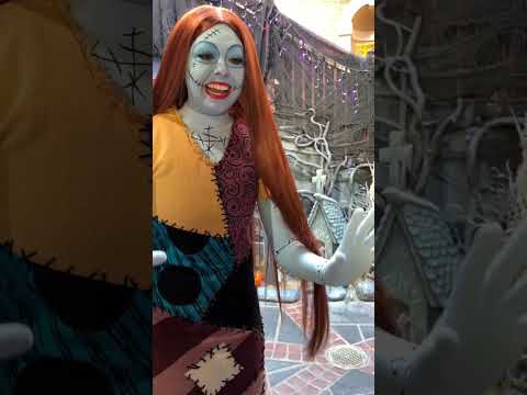 What did Jack Skellington & Sally do for Halloween?!🎃 #nightmarebeforechristmas #sally #shorts