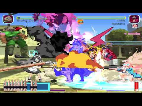 mugen brutal doomguy vs blue archive