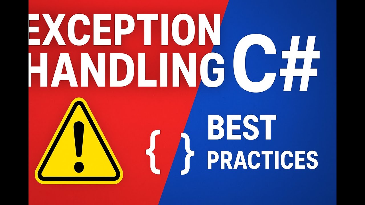 Exception Handling in C# | Best Practices & Examples 🚀