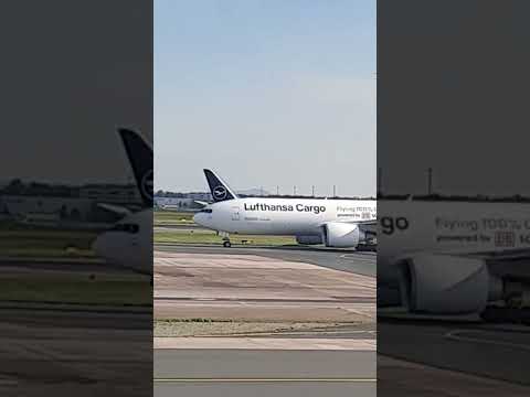 Flight at Frankfurt Airport Germany, Europe