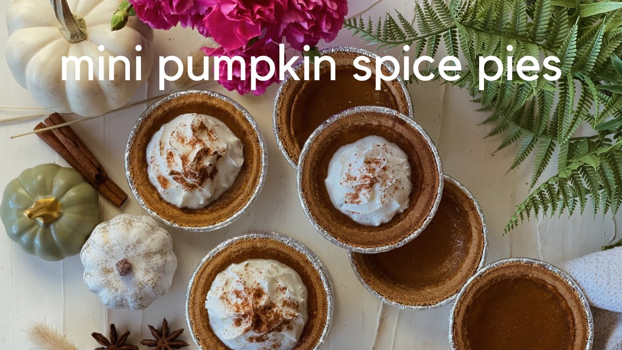 Mini Pumpkin Spice Pies Recipe