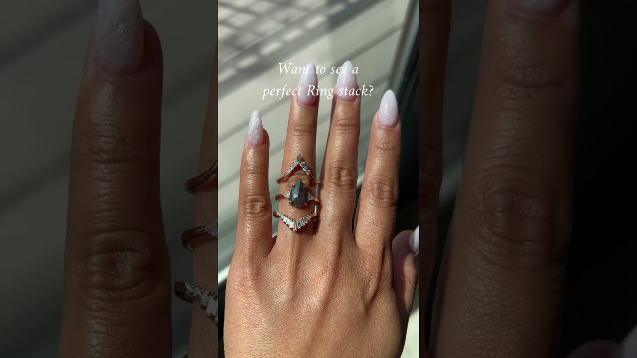 Find your dream stack with us! #engagementring #ring #engagementrings #diamondring #jewelry