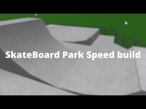 Skateboard Park Speedbuild! || Bloxburg Builds ||