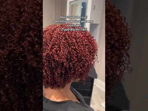 Curl definition on 4a/4b curls🤩✨ #curlyhairstylist #curlsbytyree #type4hair #definedcurls