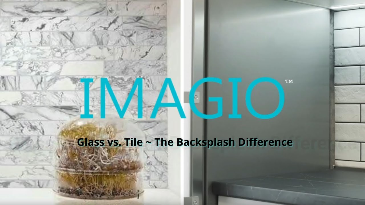 Glass vs. Tile ~ The IMAGIO Backsplash Difference