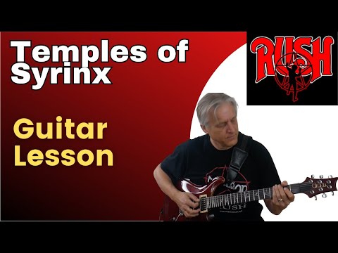 Temples of Syrinx (Rush) on Guitar