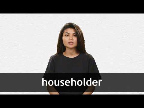 HOUSEHOLDER definition and meaning | Collins English Dictionary