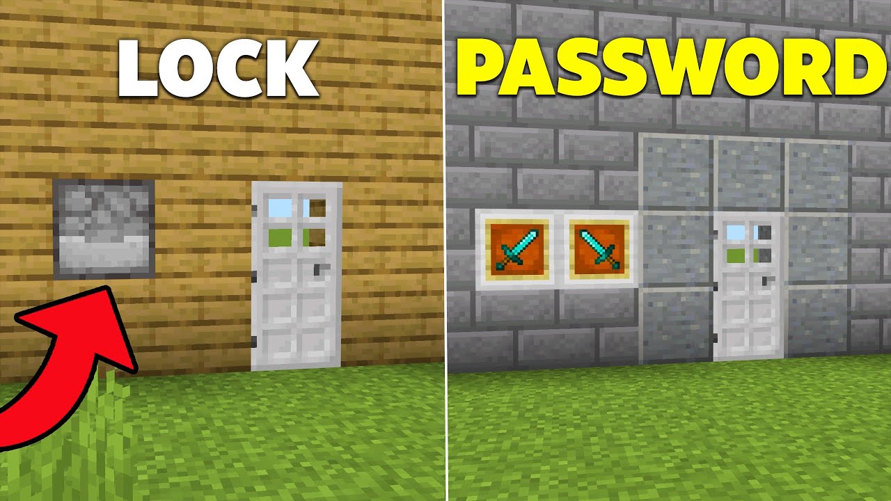 3 Simple Security Redstone Builds in Minecraft Bedrock! - Minecraft Builders