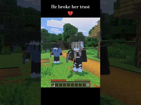 Minecraft's Most Heartbreaking Love Story 💔 #minecraft #sad