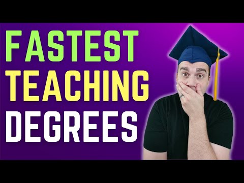 Top 5 Fastest Teaching Degrees Ranked... Bachelor's Degree in 1 Year!