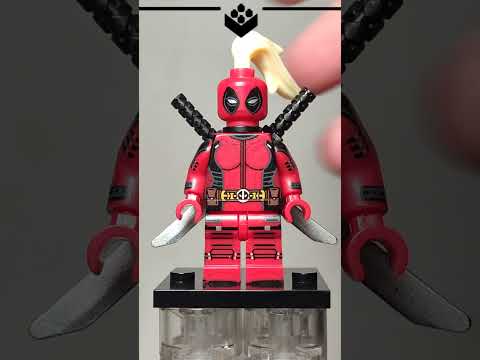 LEGO Lady Deadpool | Deadpool & Wolverine | Unofficial Lego Minifigure #shorts #lego #marvel