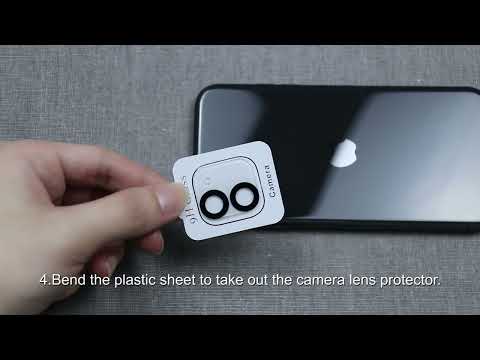 Installation steps for Camera Lens Protector