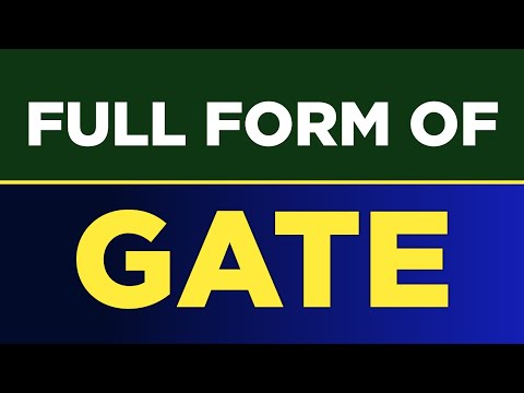 Full form of GATE | GATE ka full form kya hai | GATE full form | Free Learn University