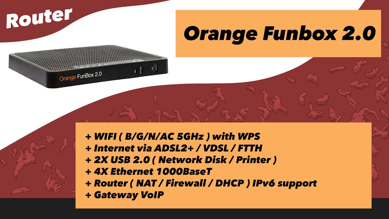 Orange Funbox 2.0 Unboxing Sagemcom Router ADSL 2+ VDSL FTTH