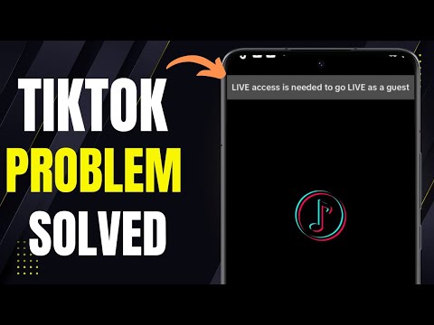 Tiktok Live Access Is Needed To Go Live As A Guest / 2025 / Fixed