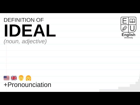 IDEAL meaning, definition & pronunciation | What is IDEAL? | How to say IDEAL