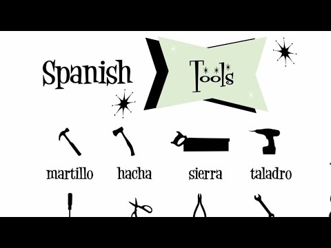 Tools in Spanish and English! #tools #spanish #language #foryou #español #explorepage #hammer