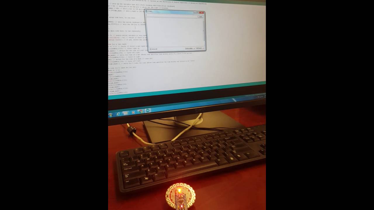 DIY Arduino Text to Morse Translator